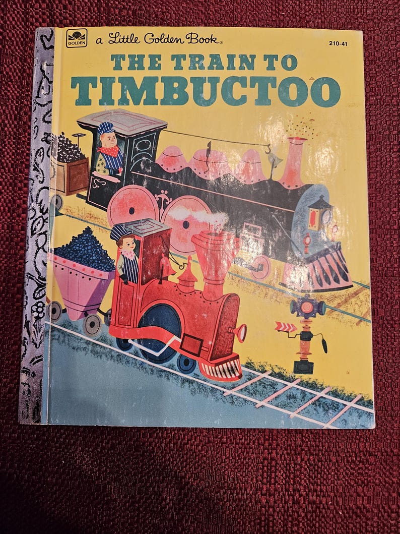 The Train to Timbuctoo A Little Golden Book 1979 - Etsy