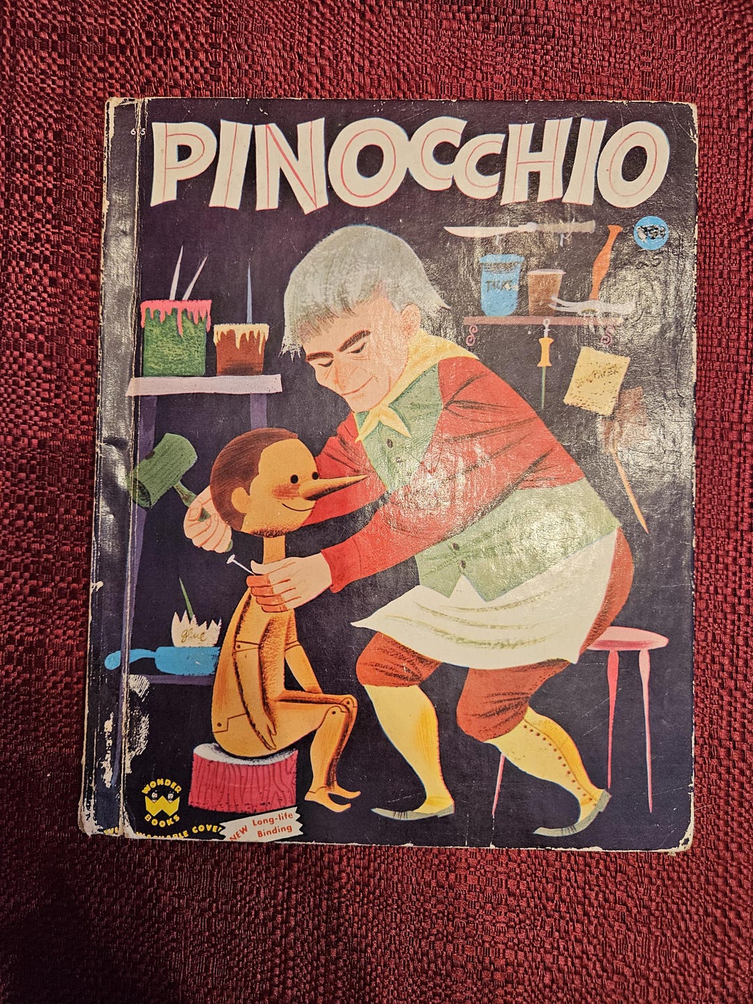 Wonder Books Pinocchio Vintage Children's Book 1954 - Etsy