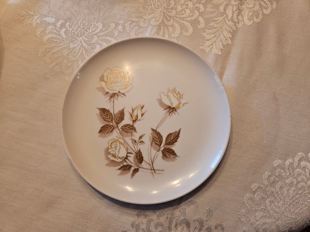 Vintage Melmac Melamine Rose Pattern Dinner Plates Set of 6 - Etsy