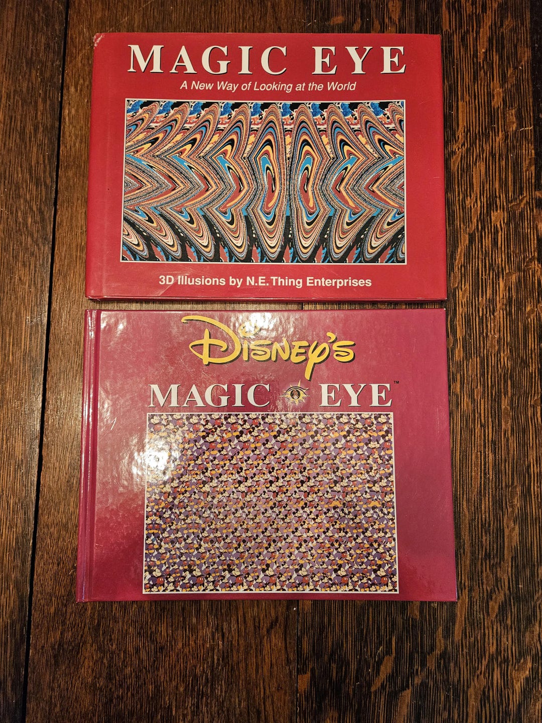 Magic Eye 3D Illusion Hardcover Book & Disney Magic Eye Book - Etsy