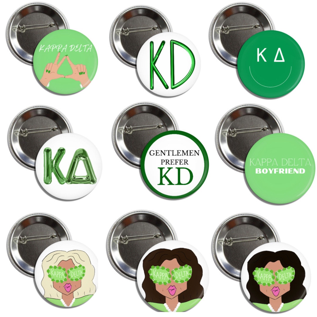 Kappa Delta Game Day Buttons - Etsy