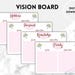 2025 Vision Board Printable Vision Board Yearly Planner Vision Board ...