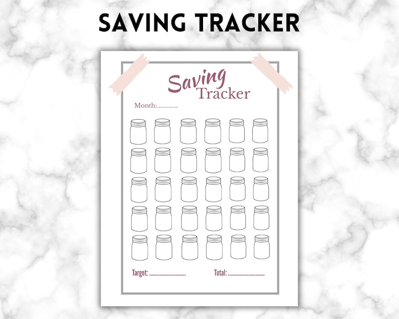 Debt Payoff Tracker Jars Printable: Money Challenge for Kids (PDF) - Etsy