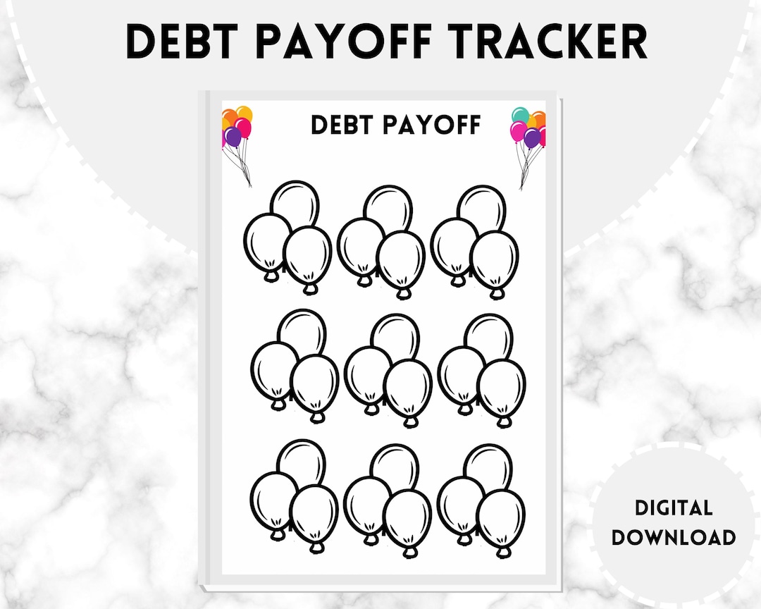 Debt Payoff Tracker Template Printable | Money Challenge | Debt Payoff ...