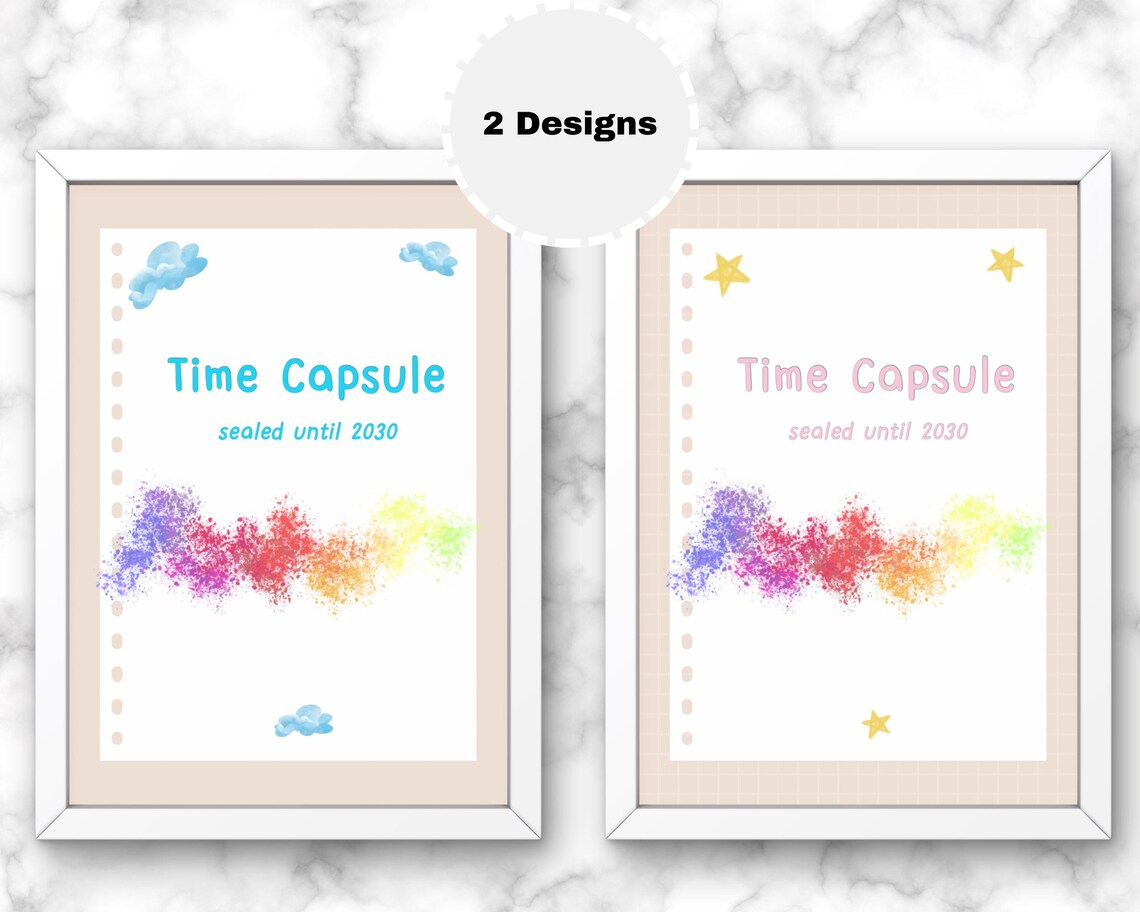 Girls Time Capsule Printable Time Capsule Letter Letter to Future Self ...