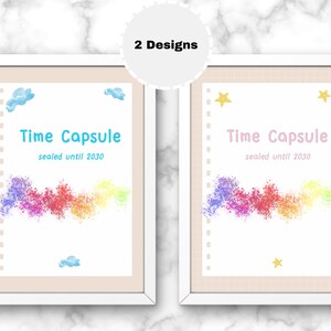 Girls Time Capsule Printable Time Capsule Letter Letter to Future Self ...