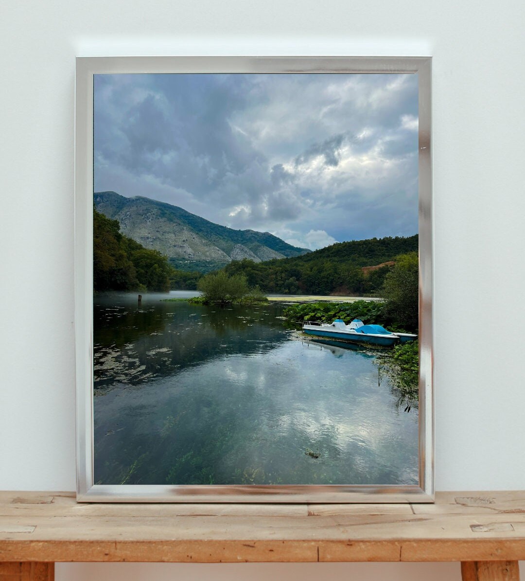 Blue Eye Albania Print, Balkan Poster, Nature Print, Wall Art ...