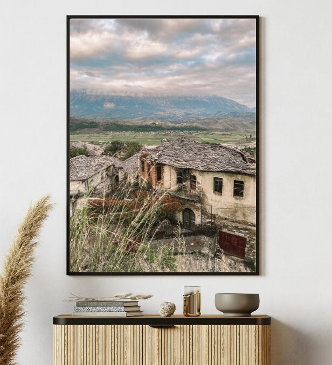 Gjirokaster, Albania Print, Balkan Poster, Cityscape Print, European ...