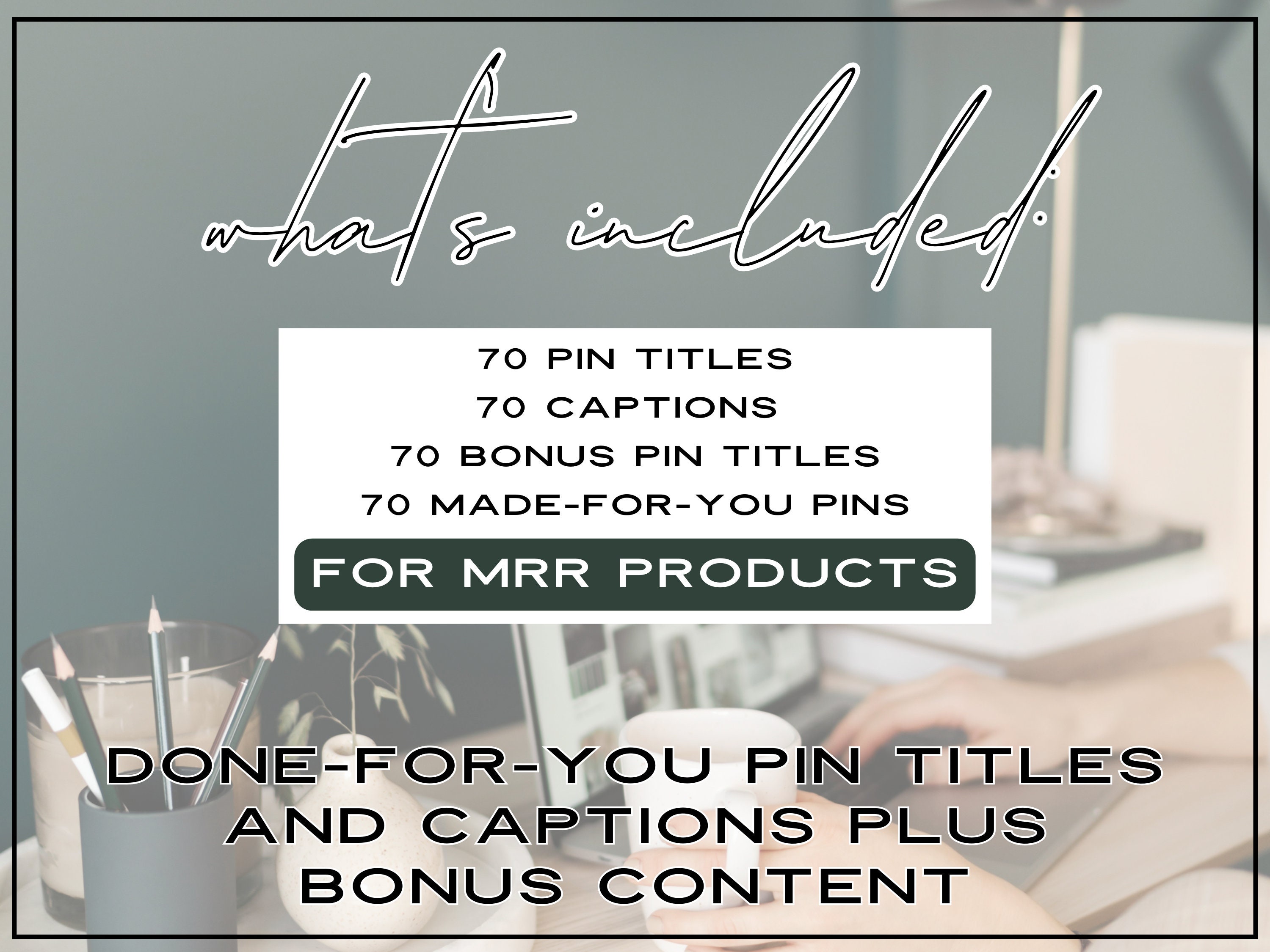 Done-for-you Pins, Pinterest Titles That Convert Done-for-you Pinterest ...