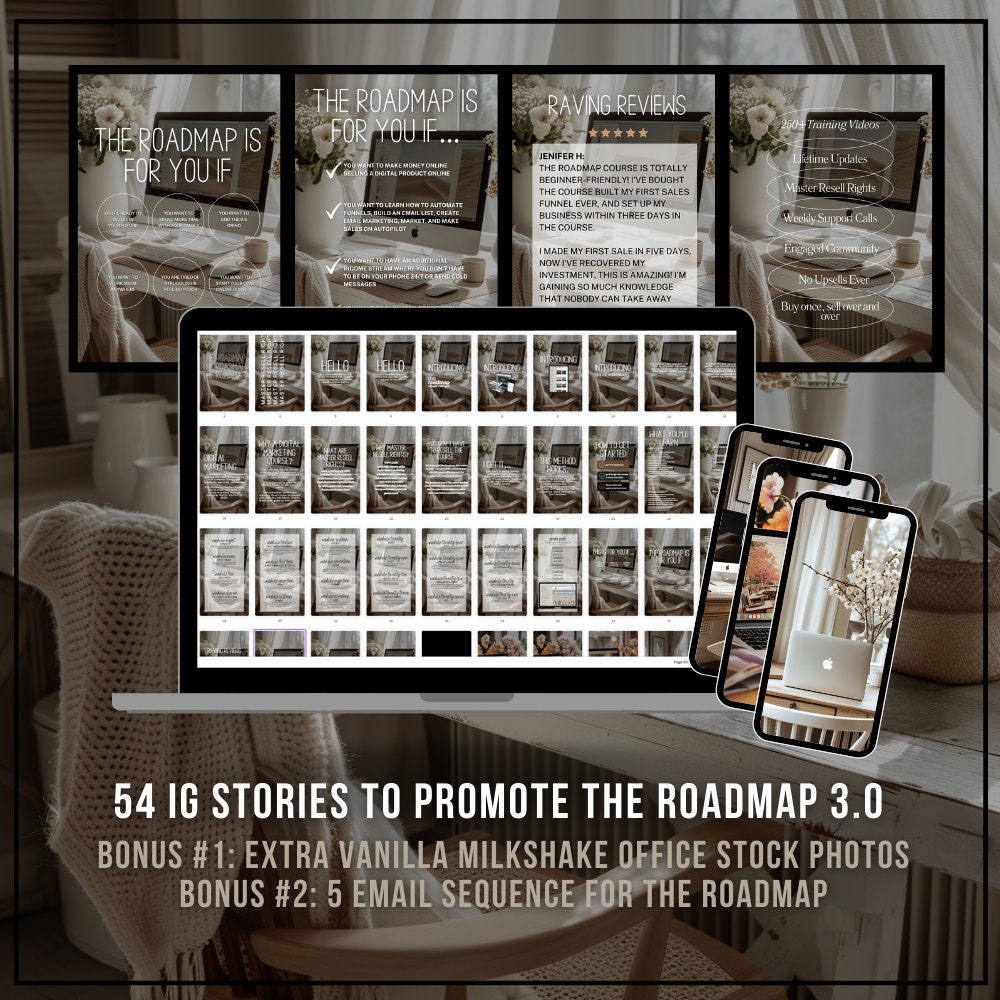 The Roadmap 3.0 IG STORIES | Editable IG Story Templates | Email ...