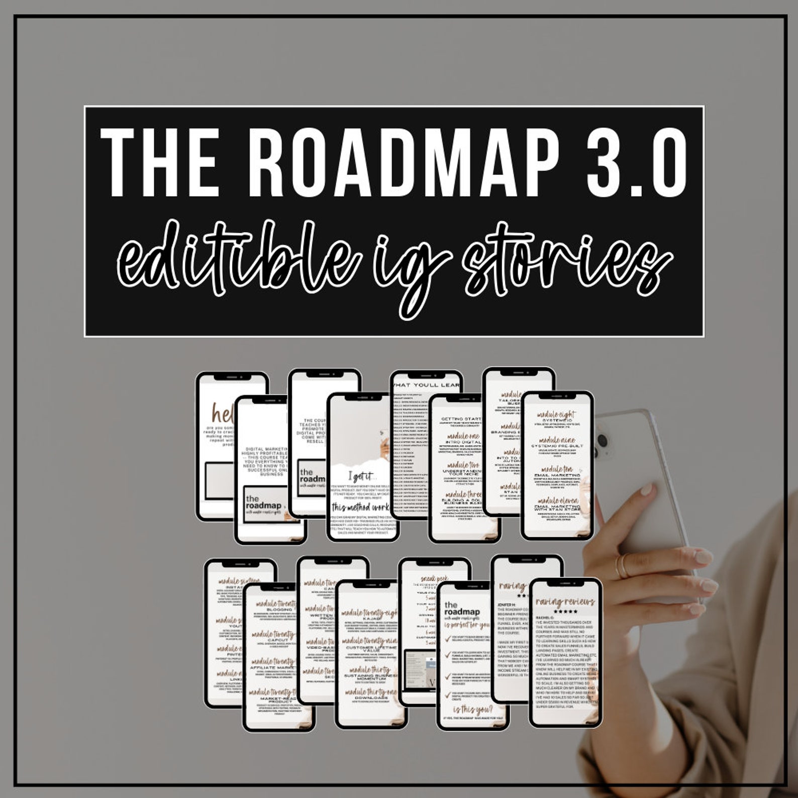 The Roadmap 3.0 IG STORIES | Marketing Resources for Master Resell ...
