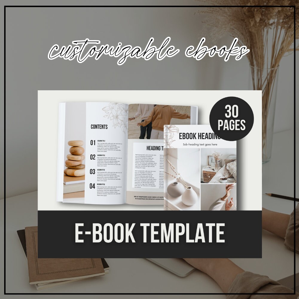 3 Ebook Templates | Lead Magnet Templates | Editable Ebooks for New ...