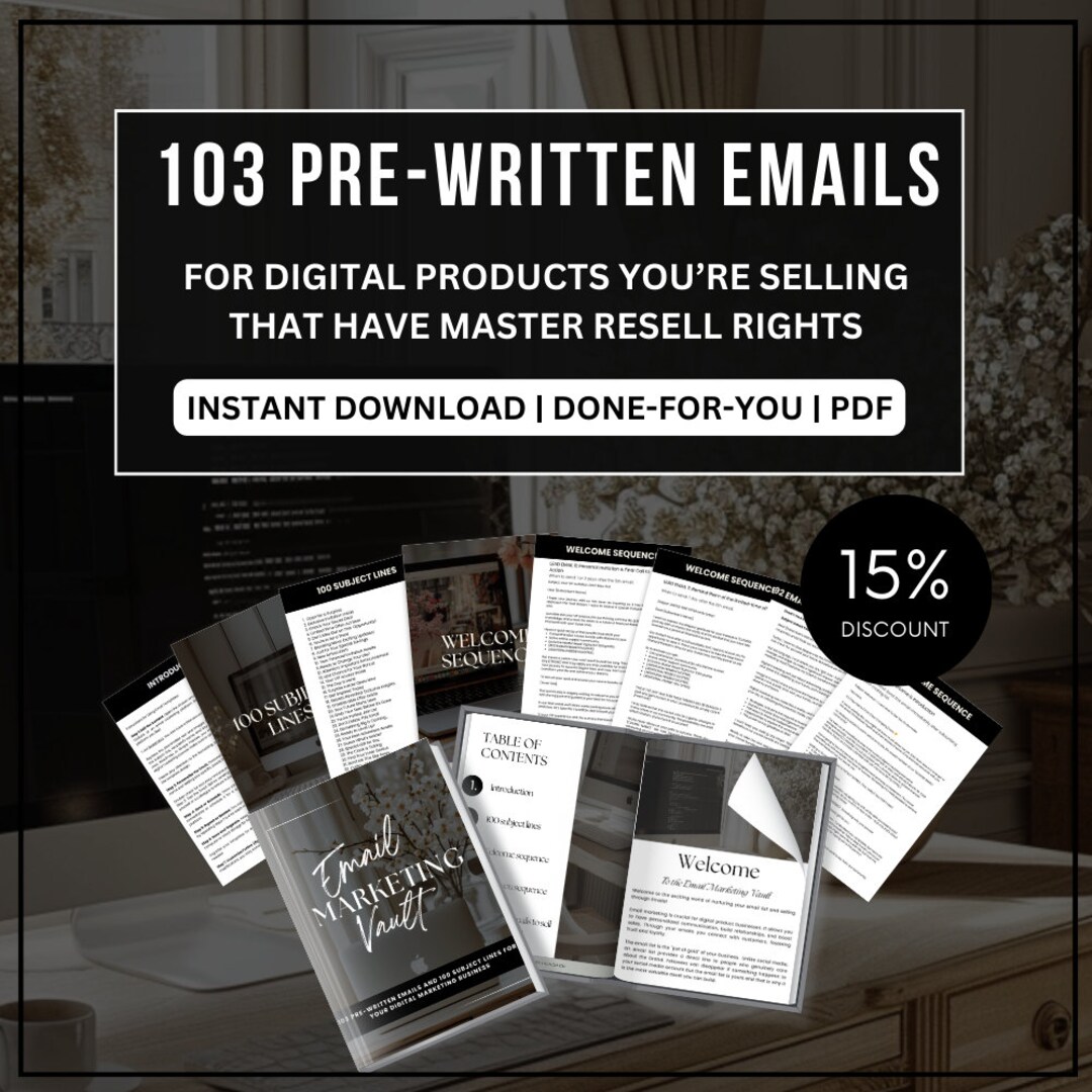 Done-for-you Marketing Emails | Email Campaigns for Digital Products ...