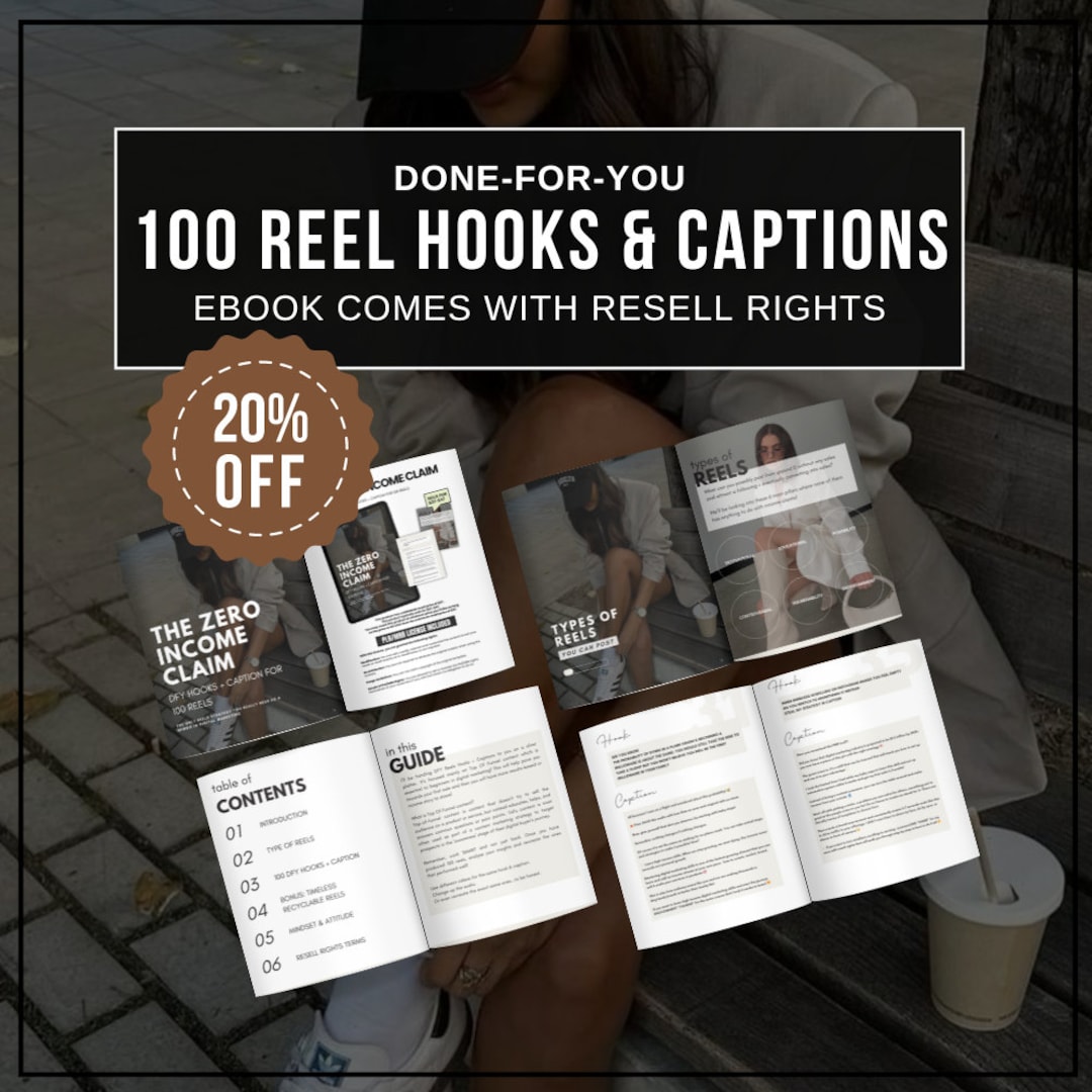 Done-for-you Instagram Reel Hooks and Captions | Viral Reel Content ...
