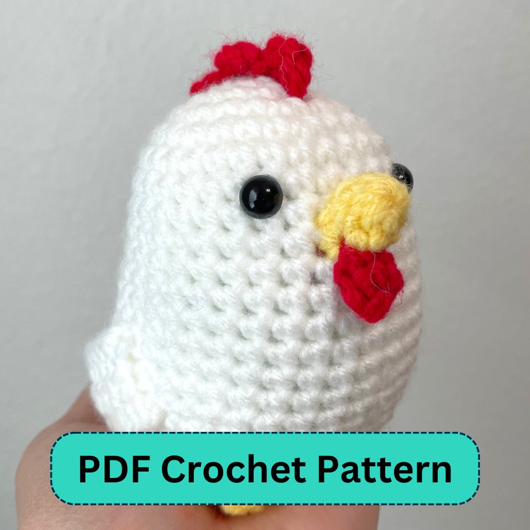 Chicken Crochet Pattern PDF Only Merrymakes - Etsy