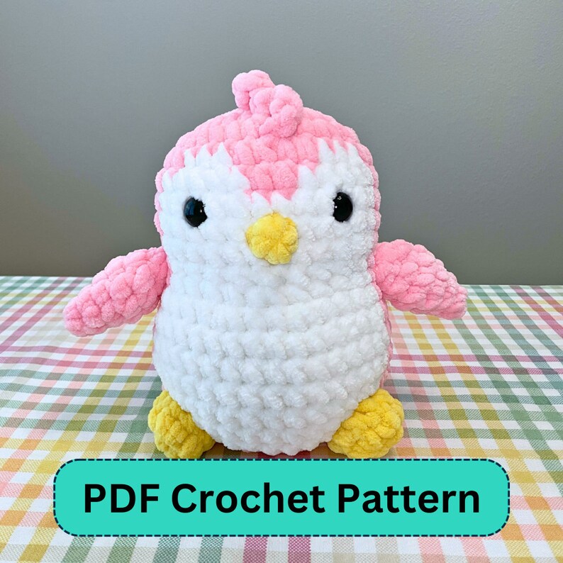Pudgy Penguin Crochet Pattern PDF Only Merrymakes - Etsy Australia