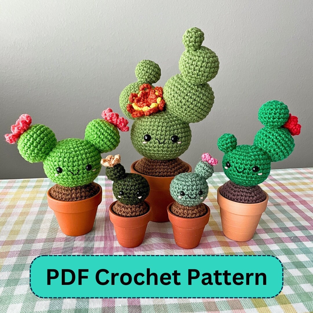 Bubble Cactus Crochet Pattern (PDF Only) Merrymakes - Etsy