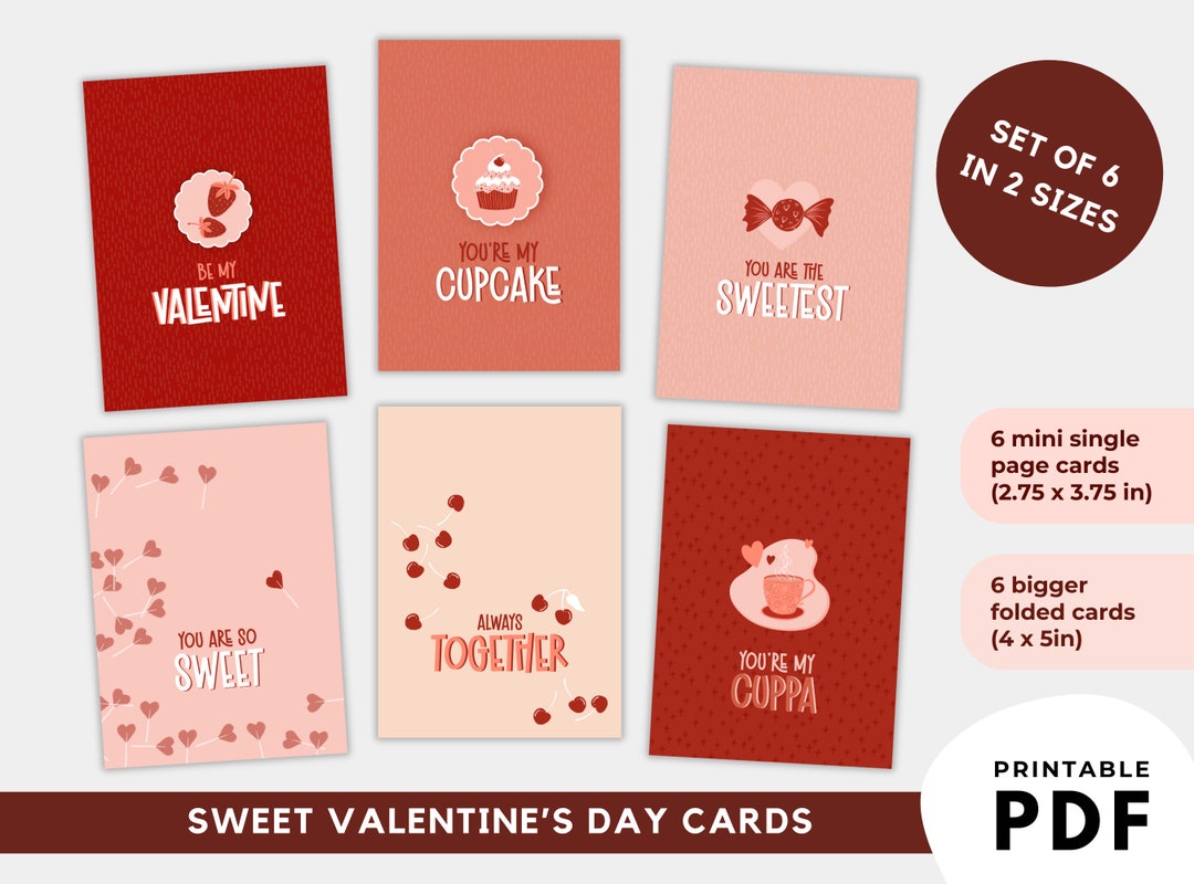 Printable Valentine Cards for Kids: Classroom & Coworker Valentines ...