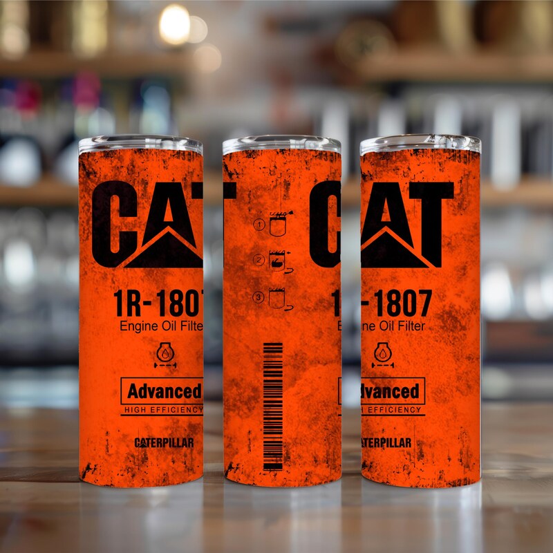 Cat Oil Filter Tumbler - Etsy