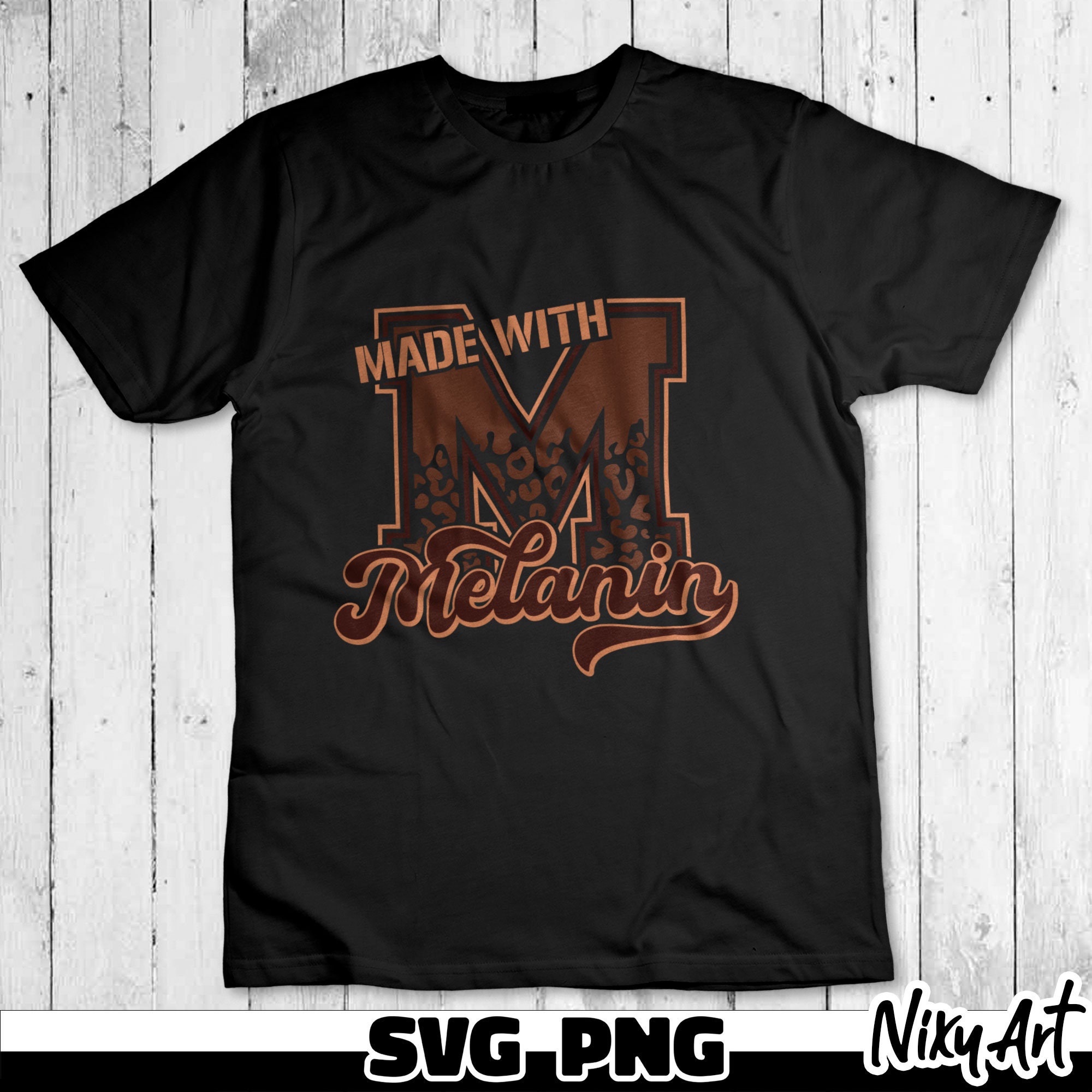 Made With Melanin Svg Png | Melanin Svg | Melanin Made Svg | Leopard ...