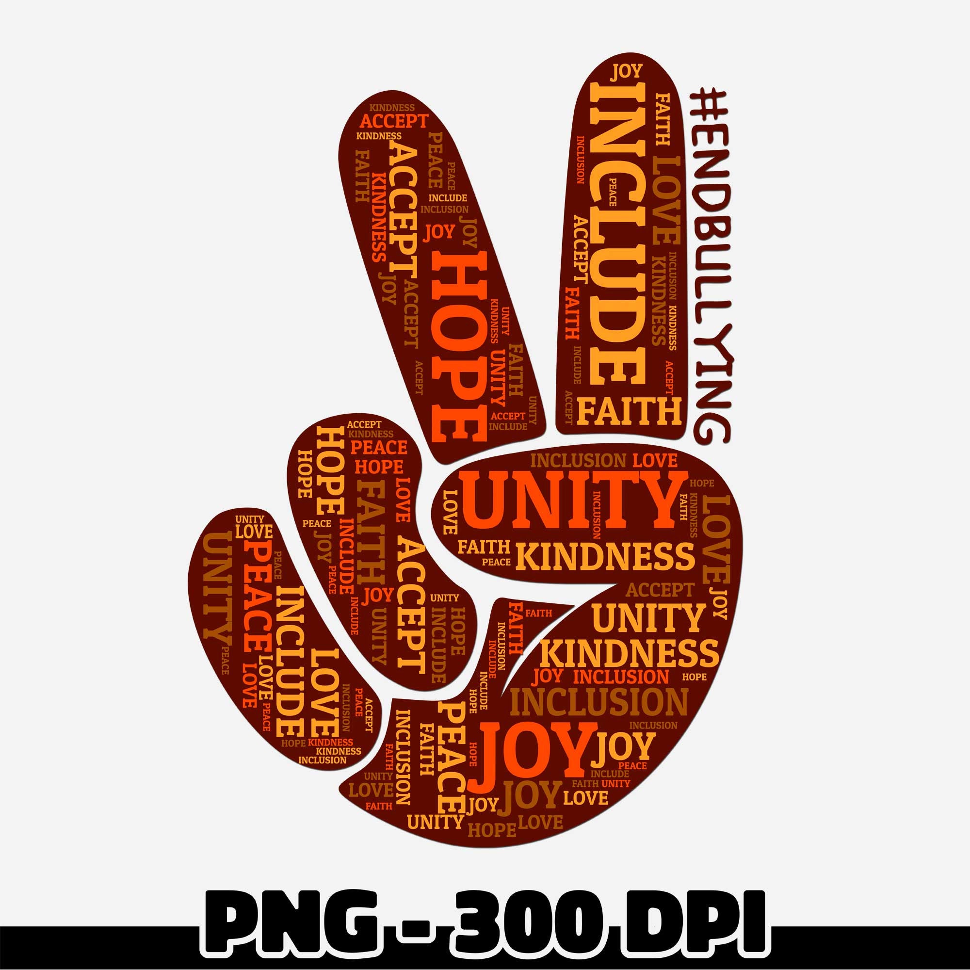 Unity Day Png No More Bullying Png End Bullying Png - Etsy