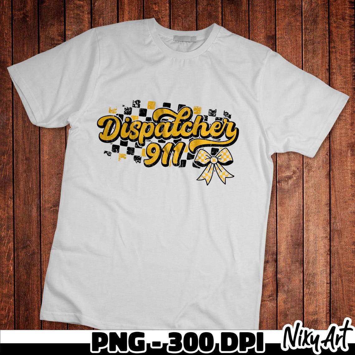 Dispatcher Png, Retro Dispatcher 911 Png, Operator Png, Checkered ...