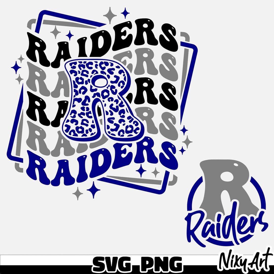 Raiders Team Mascot Pride Svg Png | Raiders School Spirit | Cheetah ...