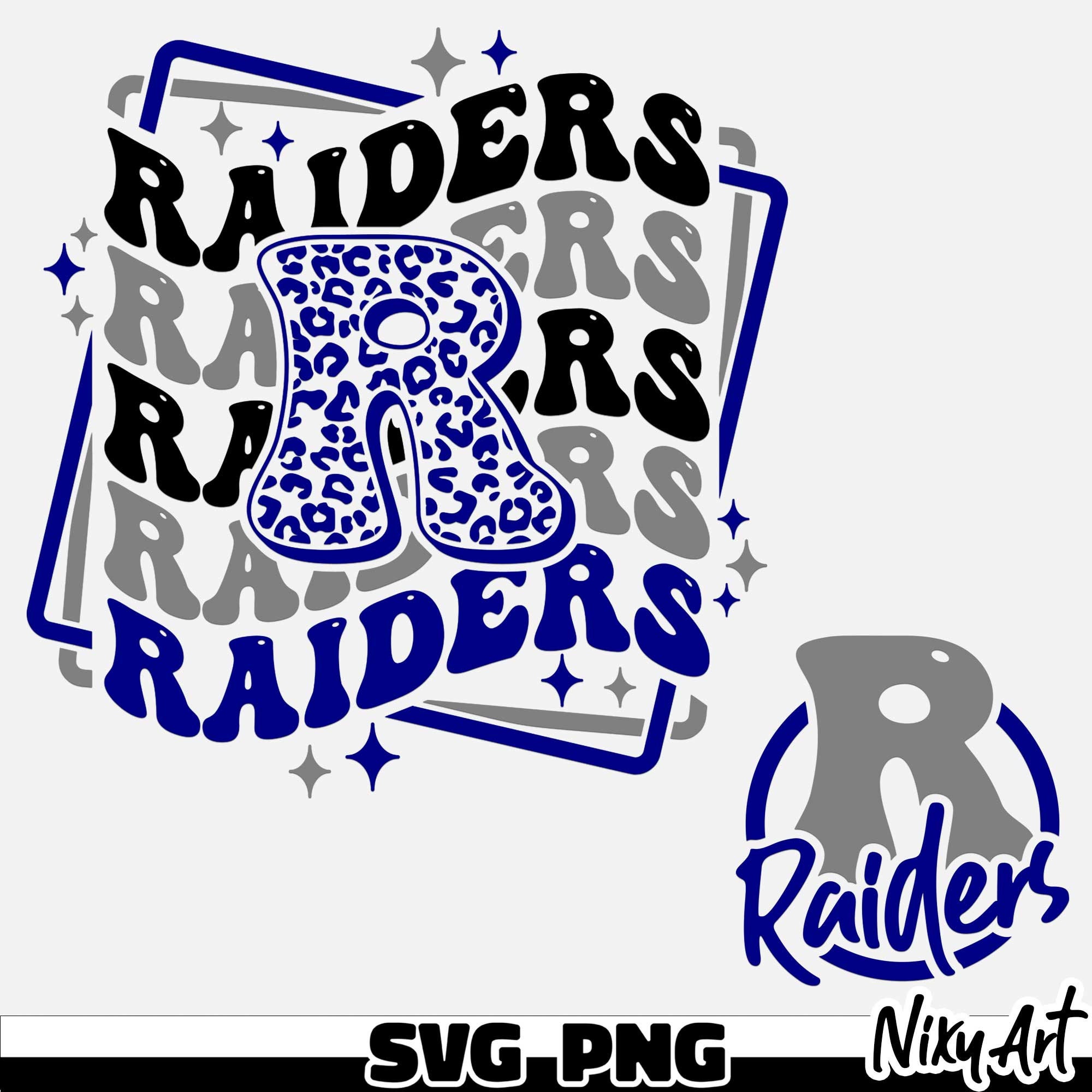 Raiders Team Mascot Pride Svg Png | Raiders School Spirit | Cheetah ...