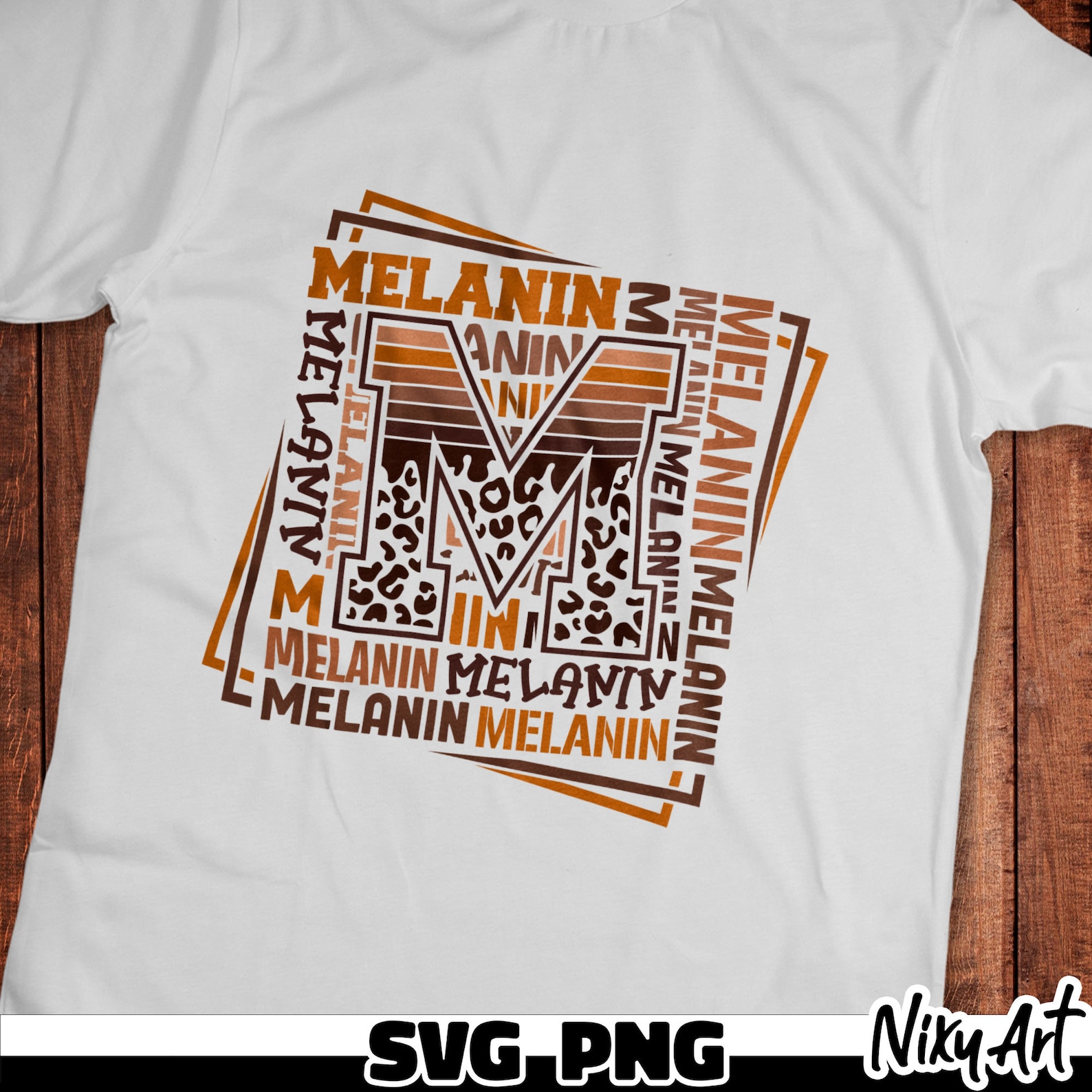 Melanin Svg Png Melanin Typography Svg Melanin Lettering - Etsy