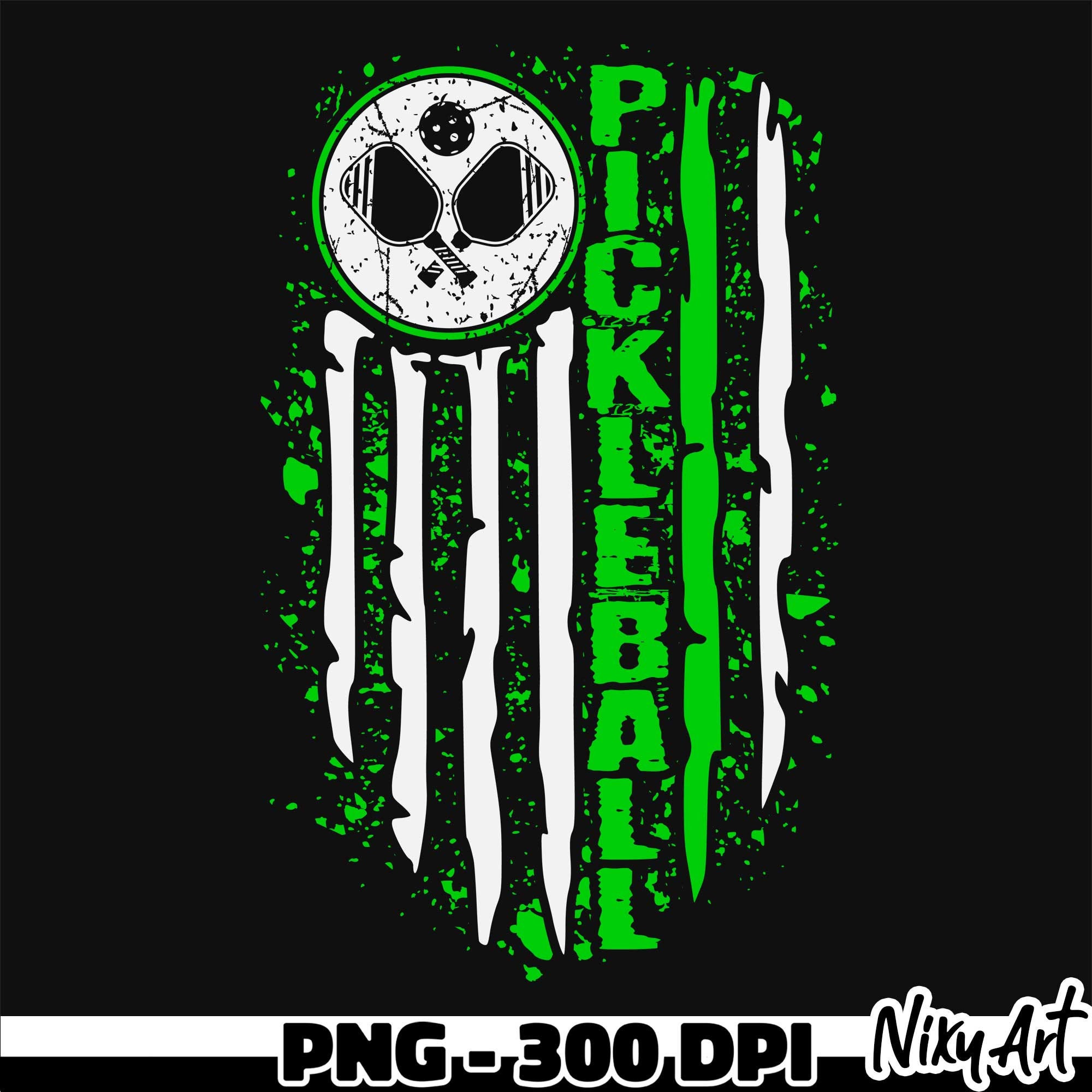 Pickleball Png Distressed USA Flag Png Pickleball Cheer Sports Mascot ...