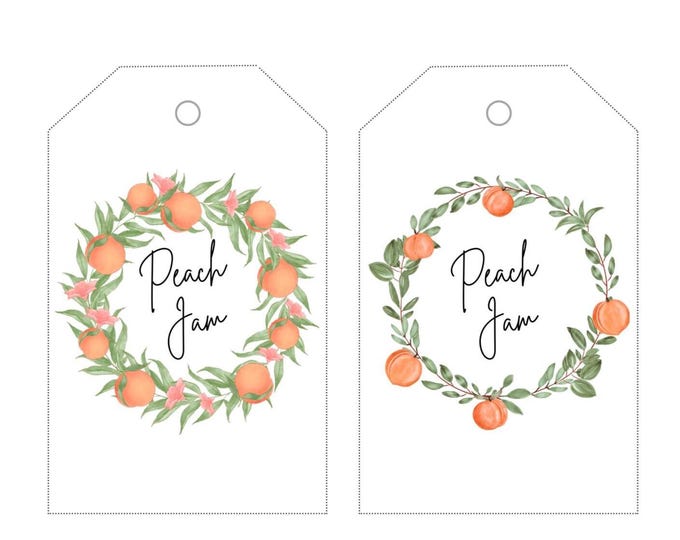 Printable Jam Tags - Printable Jam Labels for Your Homemade Jam - PDF ...