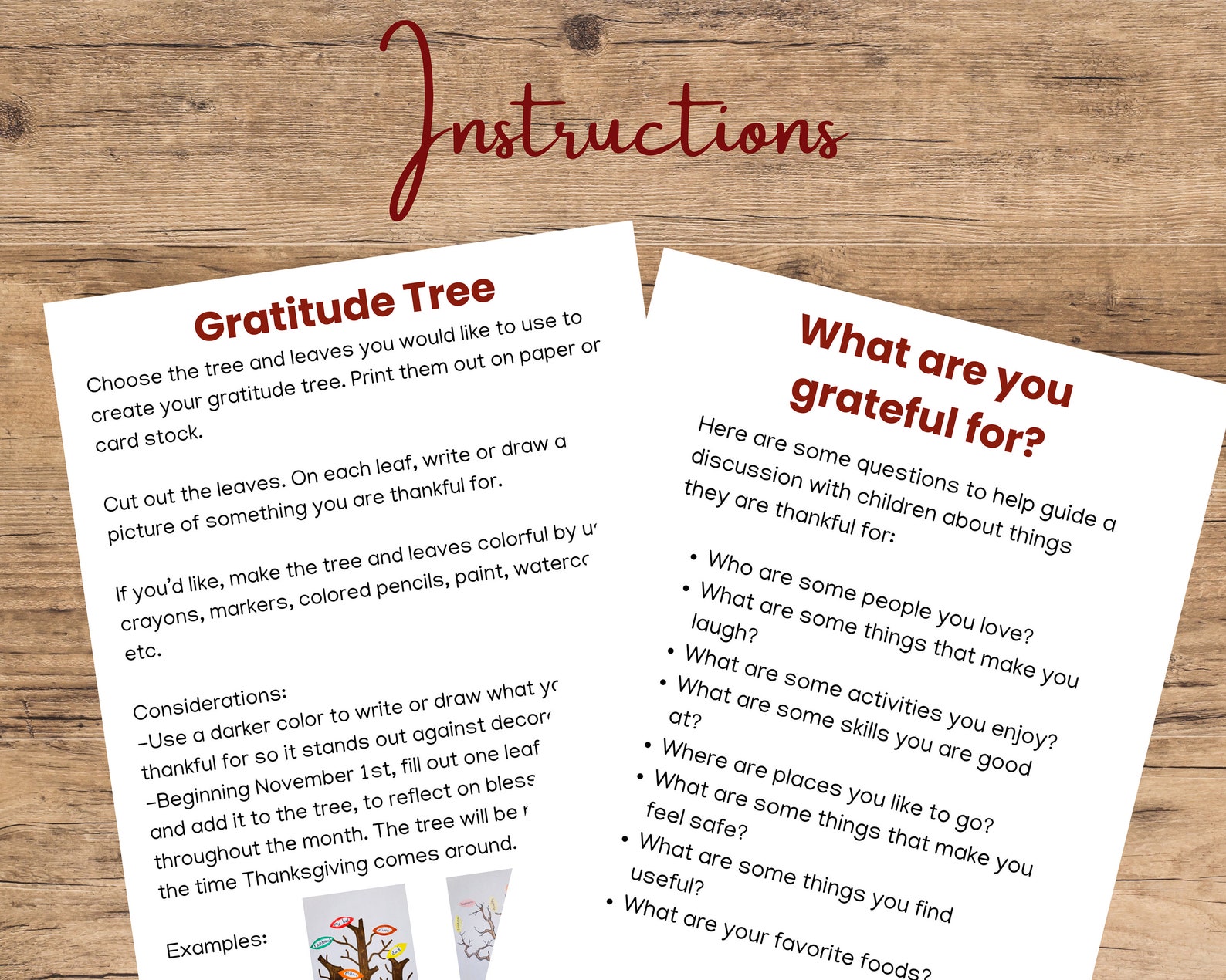Gratitude Tree, Thankful Tree, Thanksgiving Craft, Thanksgiving Kids ...