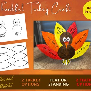 Thanksgiving Turkey, Thankful Turkey, Thanksgiving Craft, Thanksgiving ...