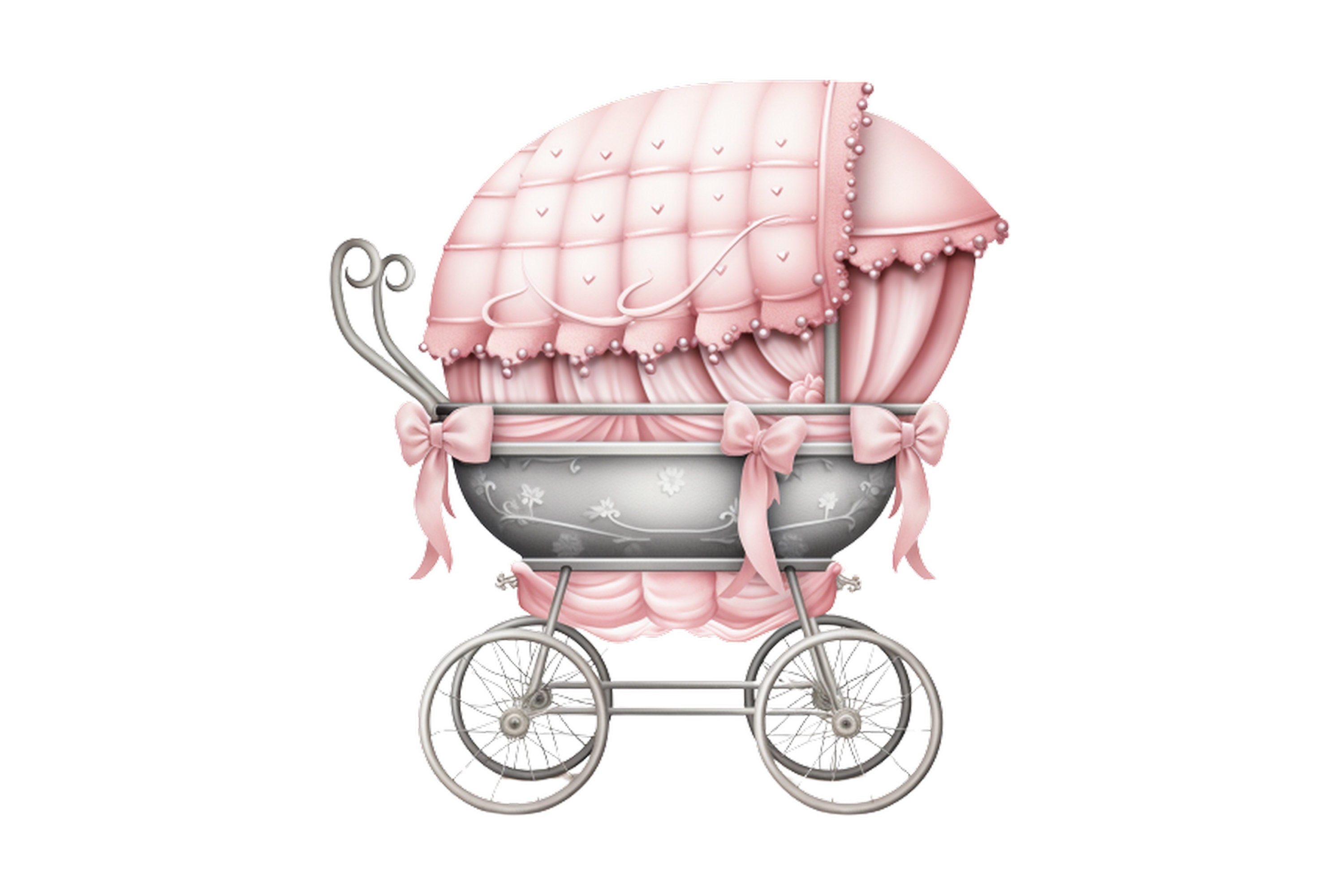 Watercolor Baby Shower Clipart Png,baby Stroller Clipart, Newborn Baby ...