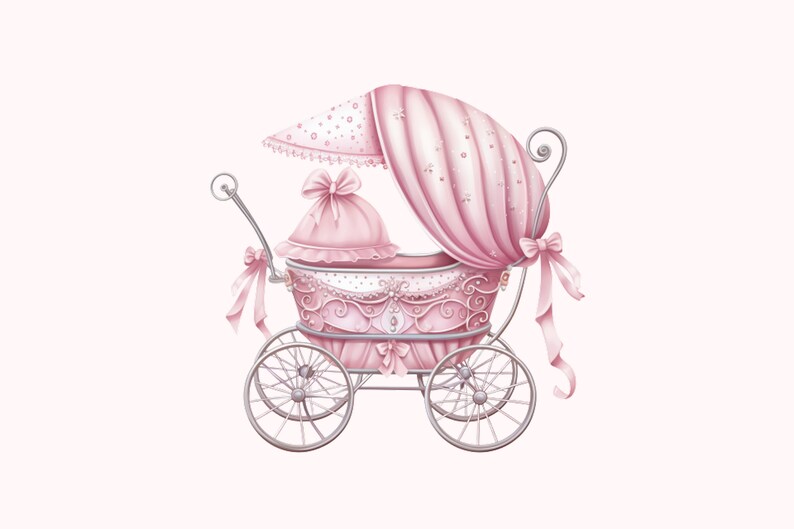 Watercolor Baby Shower Clipart Png,baby Stroller Clipart, Newborn Baby ...