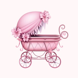 Watercolor Baby Shower Clipart Png,baby Stroller Clipart, Newborn Baby ...