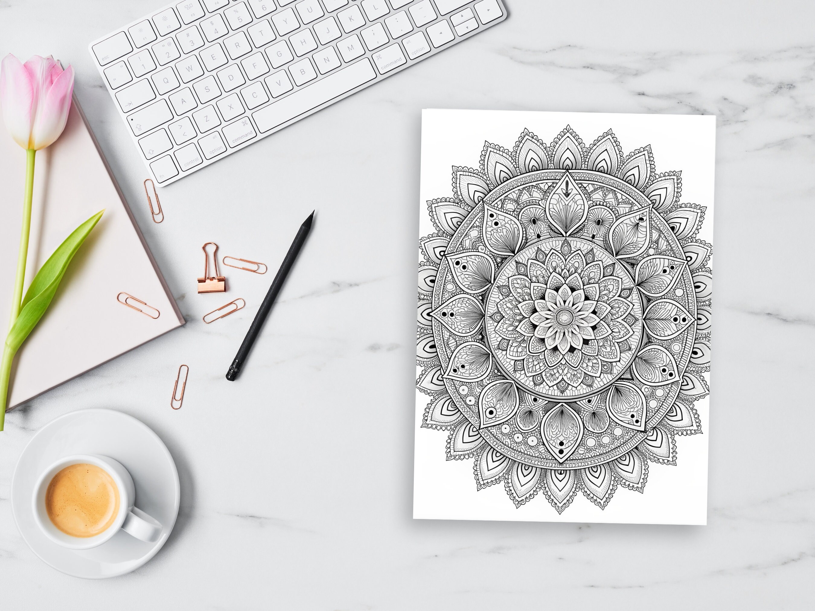 40 Mandala Coloring Pages, Coloring Pages, Adult Coloring Pages, Stress ...