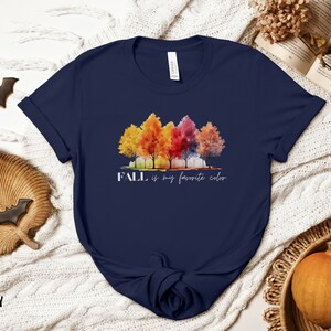 Fall Fave Tee | Autumn Treeline Graphic | Thanksgiving Spooky Season ...