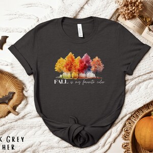 Fall Fave Tee | Autumn Treeline Graphic | Thanksgiving Spooky Season ...