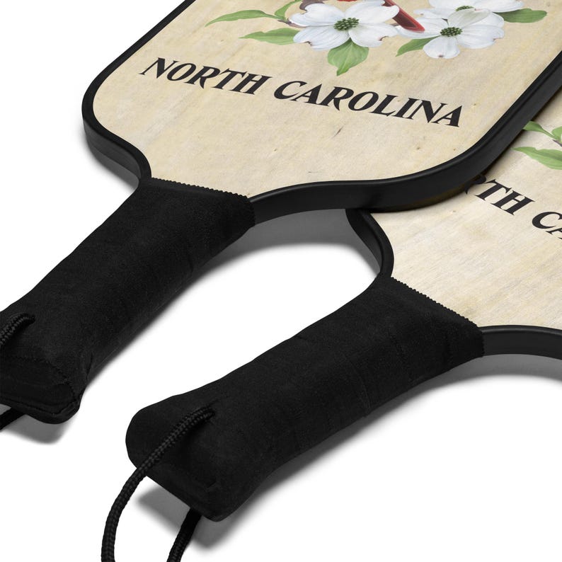 Cardinal & Dogwood Pickleball Paddle Set | North Carolina Design - Etsy