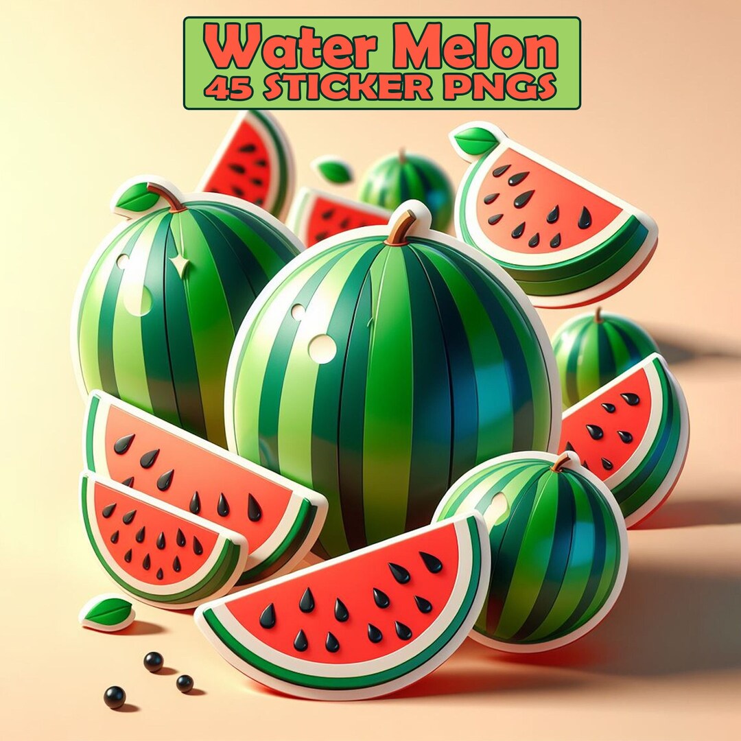 Watermelon Clipart Pngs Clip Art Set of Watermelon Watermelon Quarters ...
