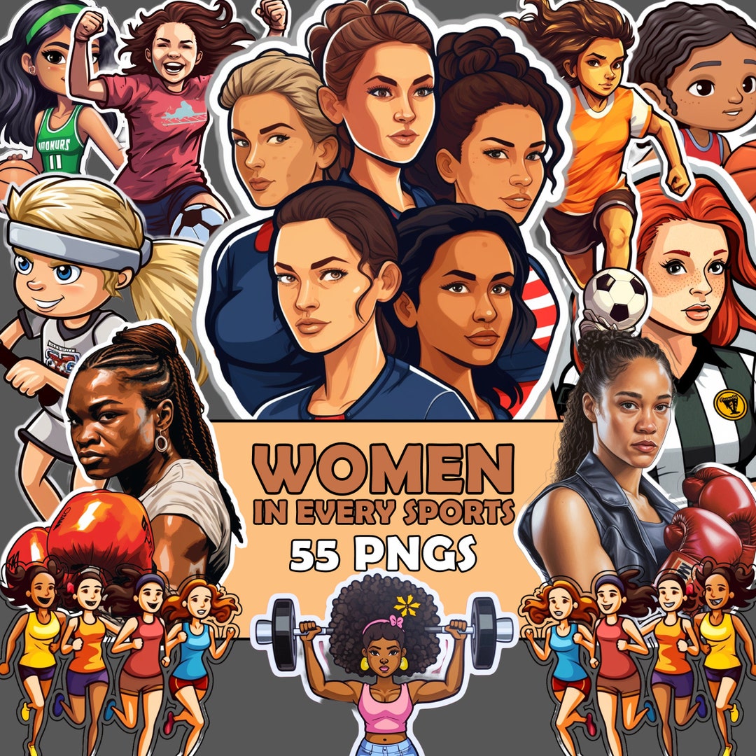 Sport Girl Clipart Cute Clipart Girls With Ball Soccer Girl Clipart ...