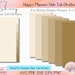 Skinny Happy Planner Disc Bound Divider Template,binder Dividers Cut ...