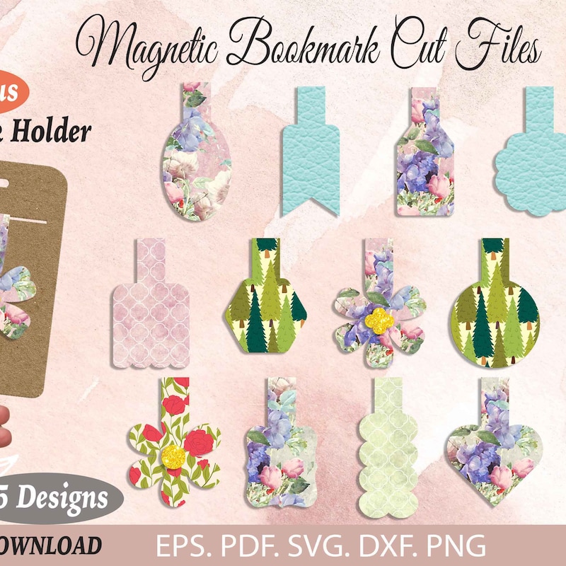 Magnetic Bookmarks - Etsy