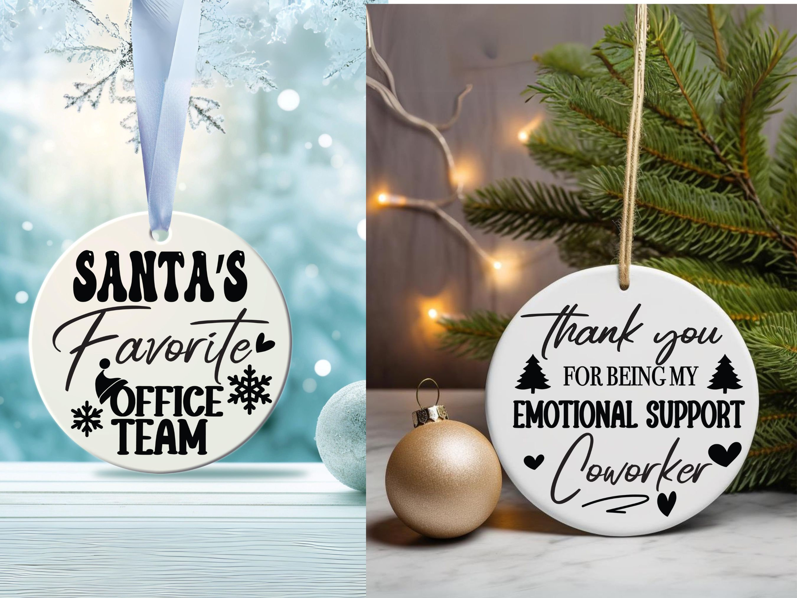 Coworker Christmas Ornament SVG, Christmas Colleagues Ornament,svg ...