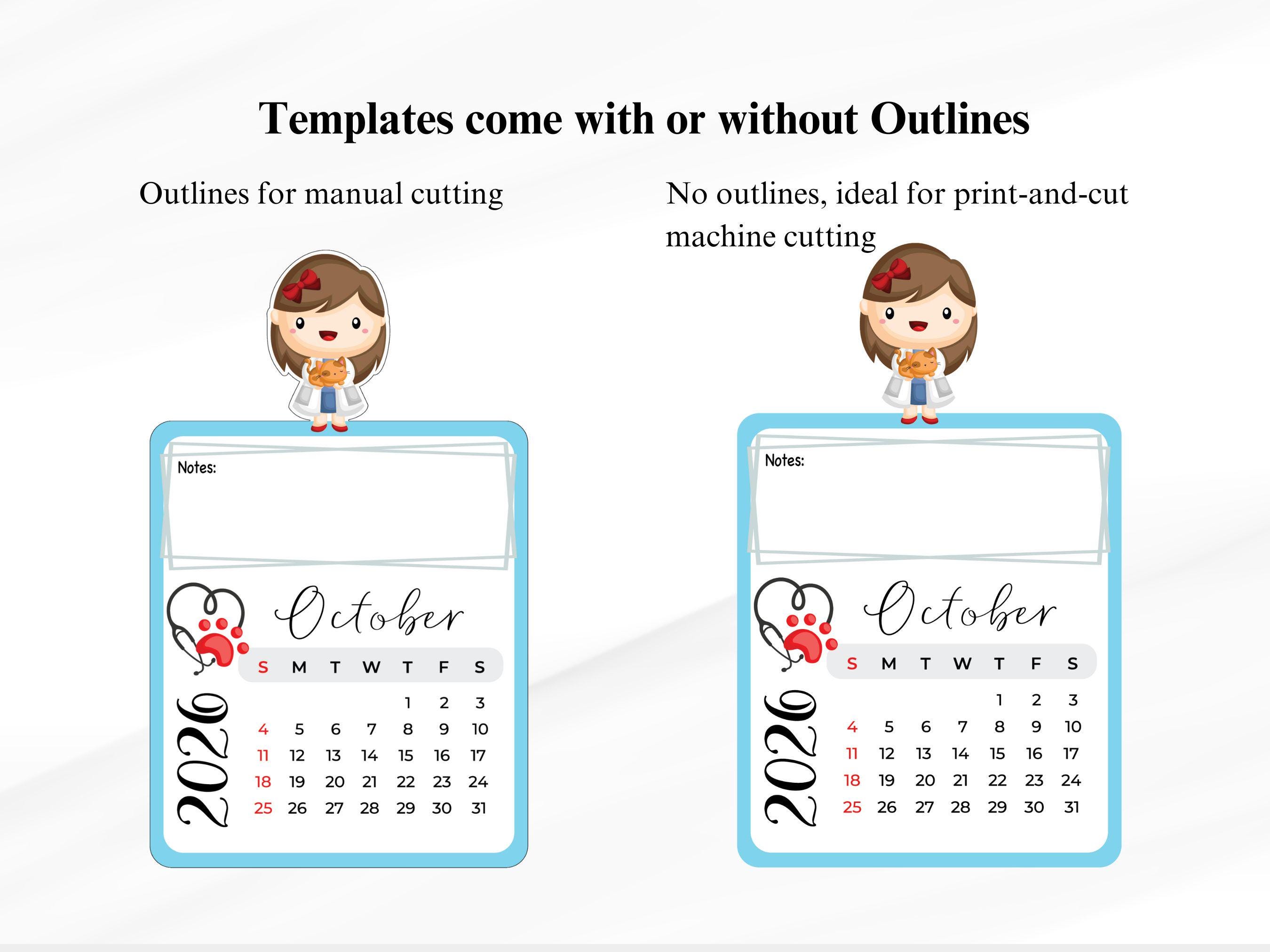 Veterinarian Desk Calendar, Vet Calendar, Animal Doctor Calendar ...