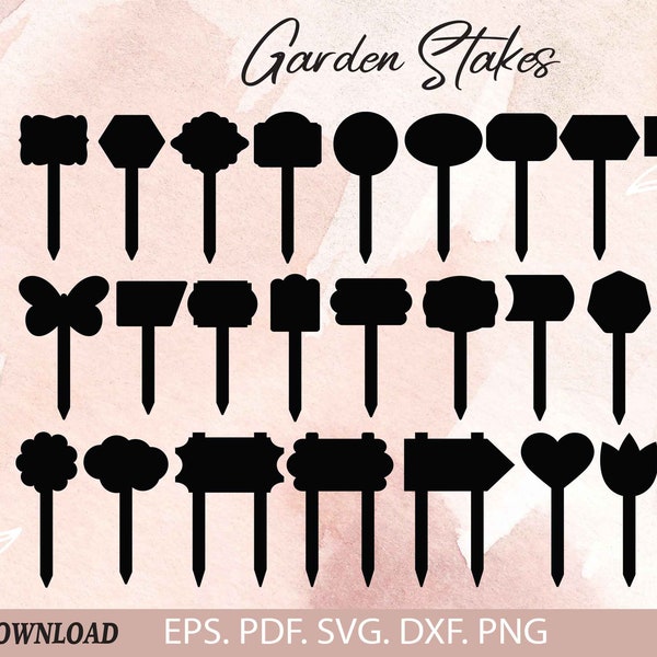 Plant Signs Laser Svg - Etsy UK