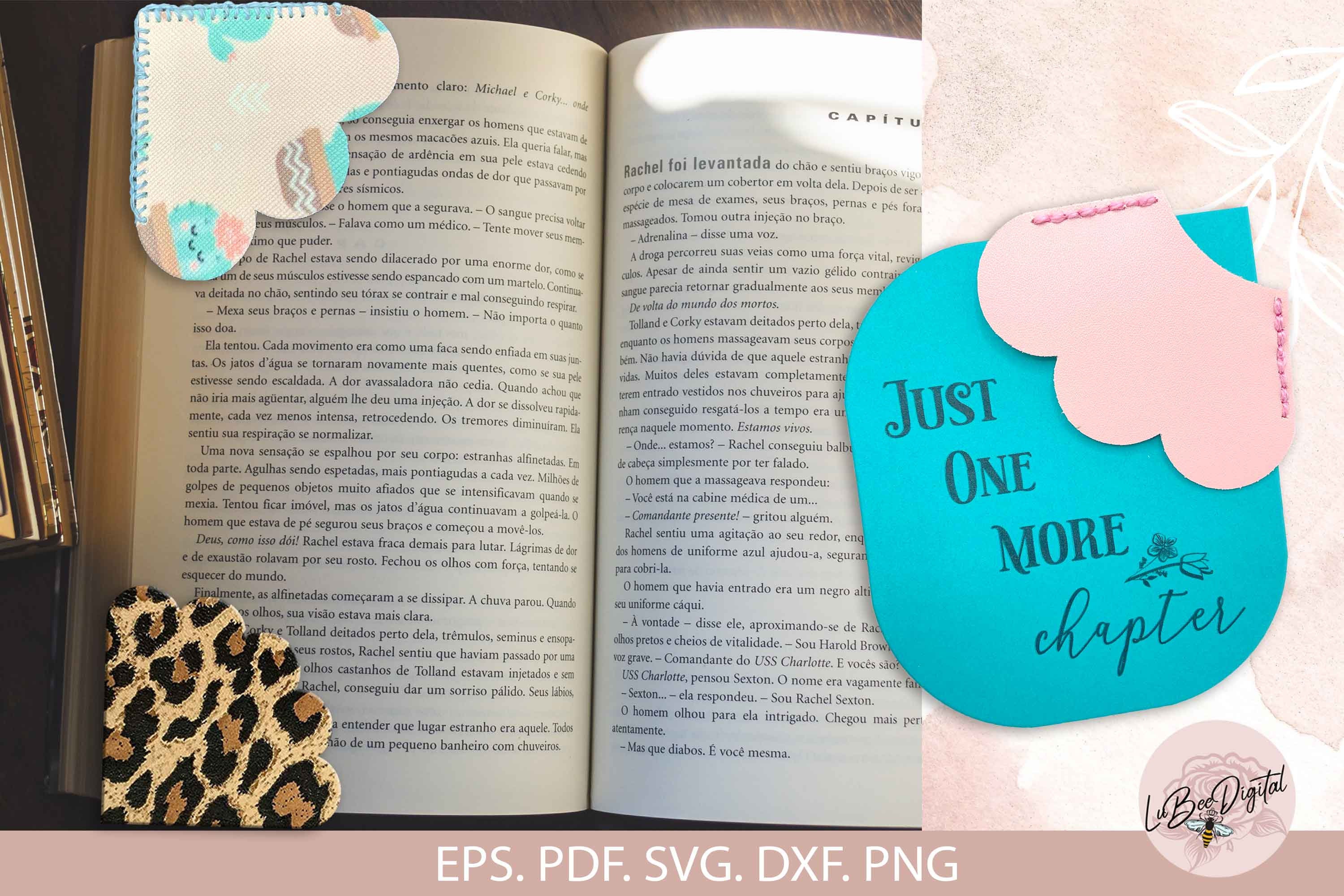 Leather Corner Bookmarks SVG, Faux Leather Page Marker Template,book ...