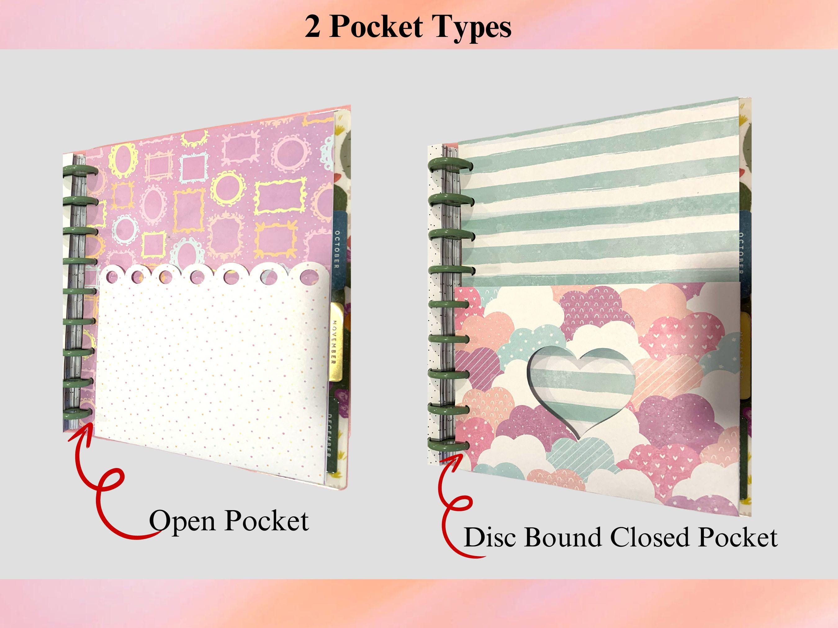 Big Happy Planner Disc Bound Pocket Template,big Disc Bound Planner ...