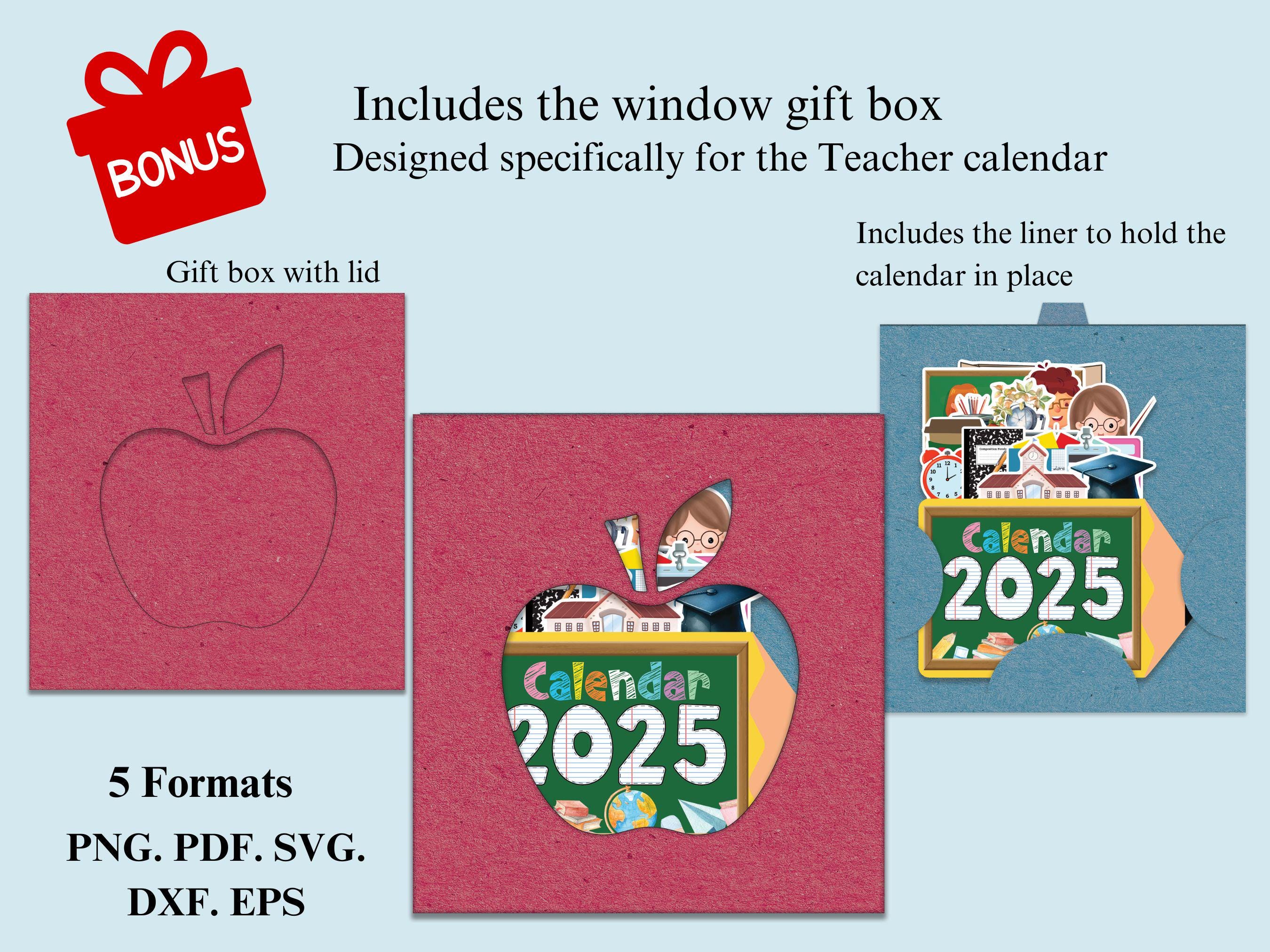 2025-2026 Desk Teacher Calendar Printable Calendar,school Calendar ...